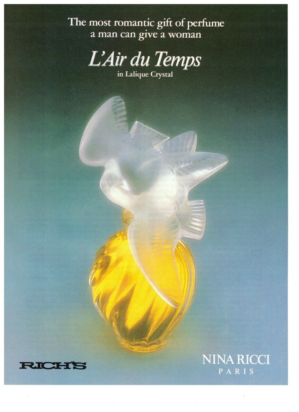 Parfum iconique : L’Air du Temps de Nina Ricci - Master Parfums